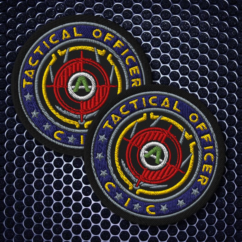 Fleet CIC Tac 3in Embroidered Patch - Away Team Gear